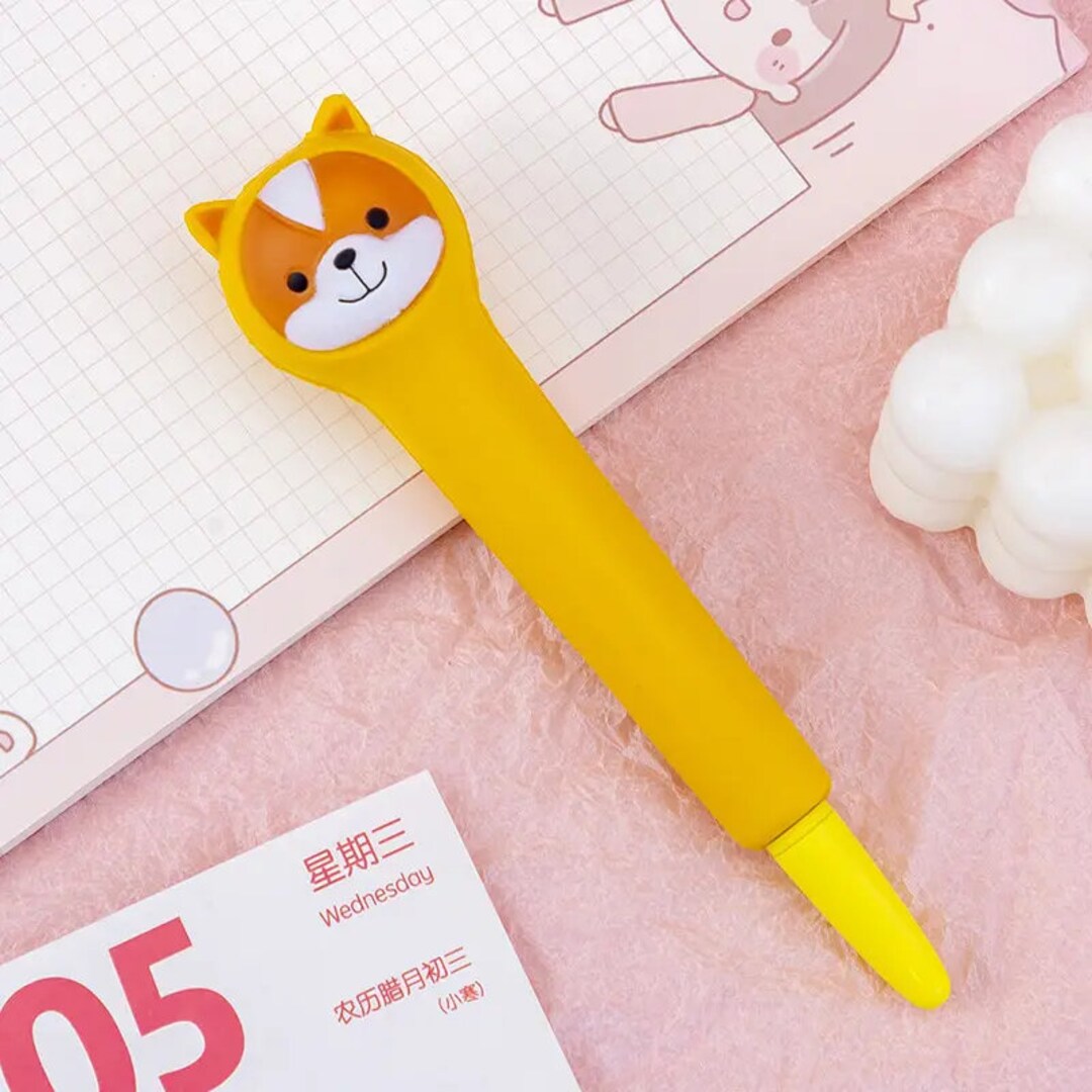 Cuddly Corgi Squishy Pen - Etsy