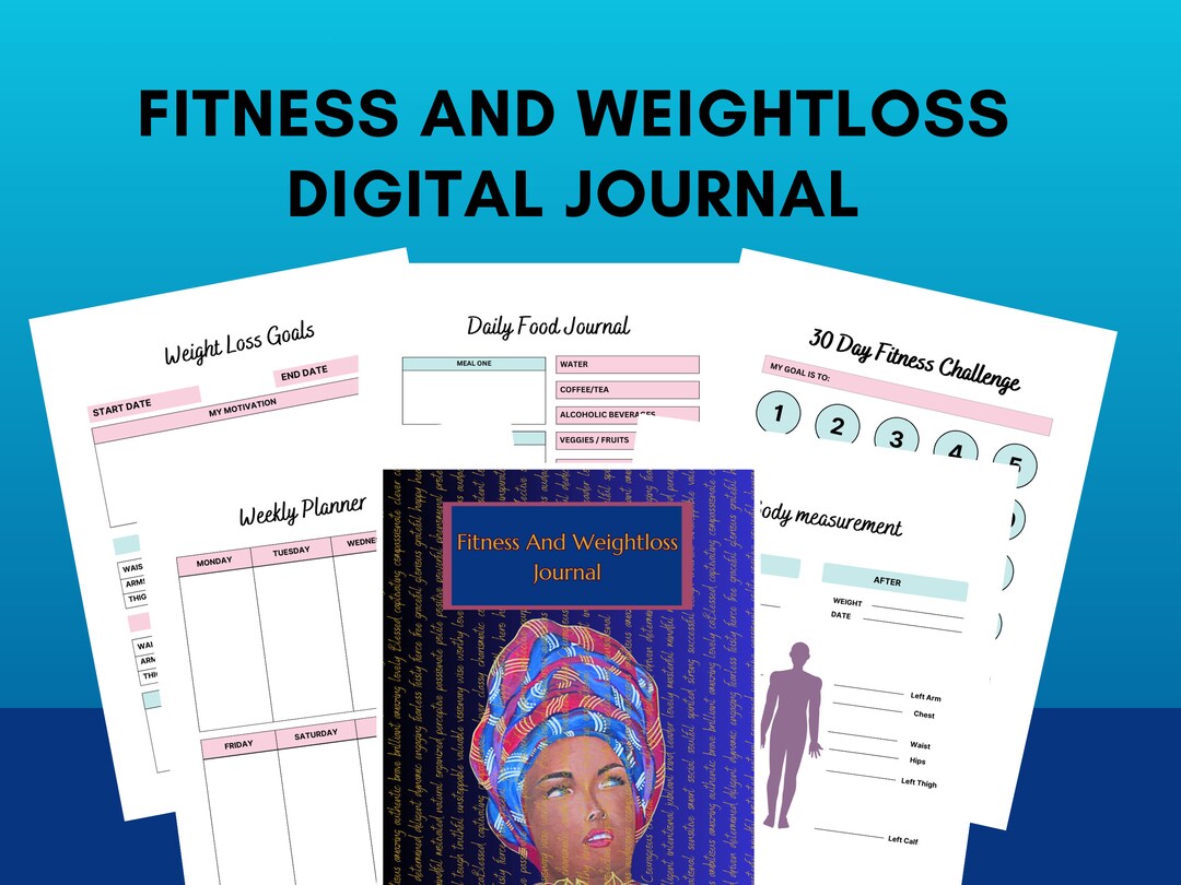The Ultimate Digital Weightloss and Fitness Journal Fitness - Etsy