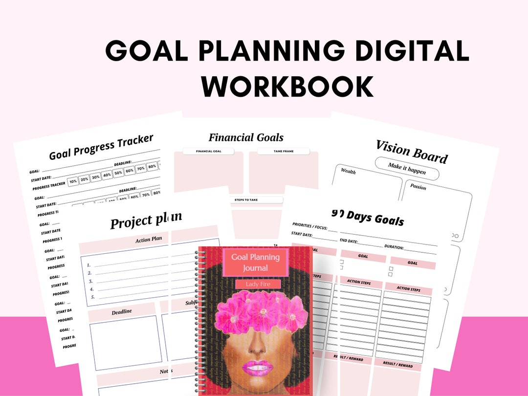 Goal Planning Digital Planner 2023 2024 Android iPad Compatible Success ...