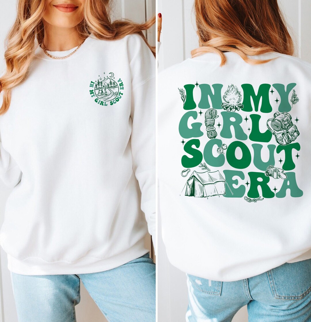 In My Girl Scout Era Shirt, Scout Girl T-shirt, Scout Life Tee, Camping ...
