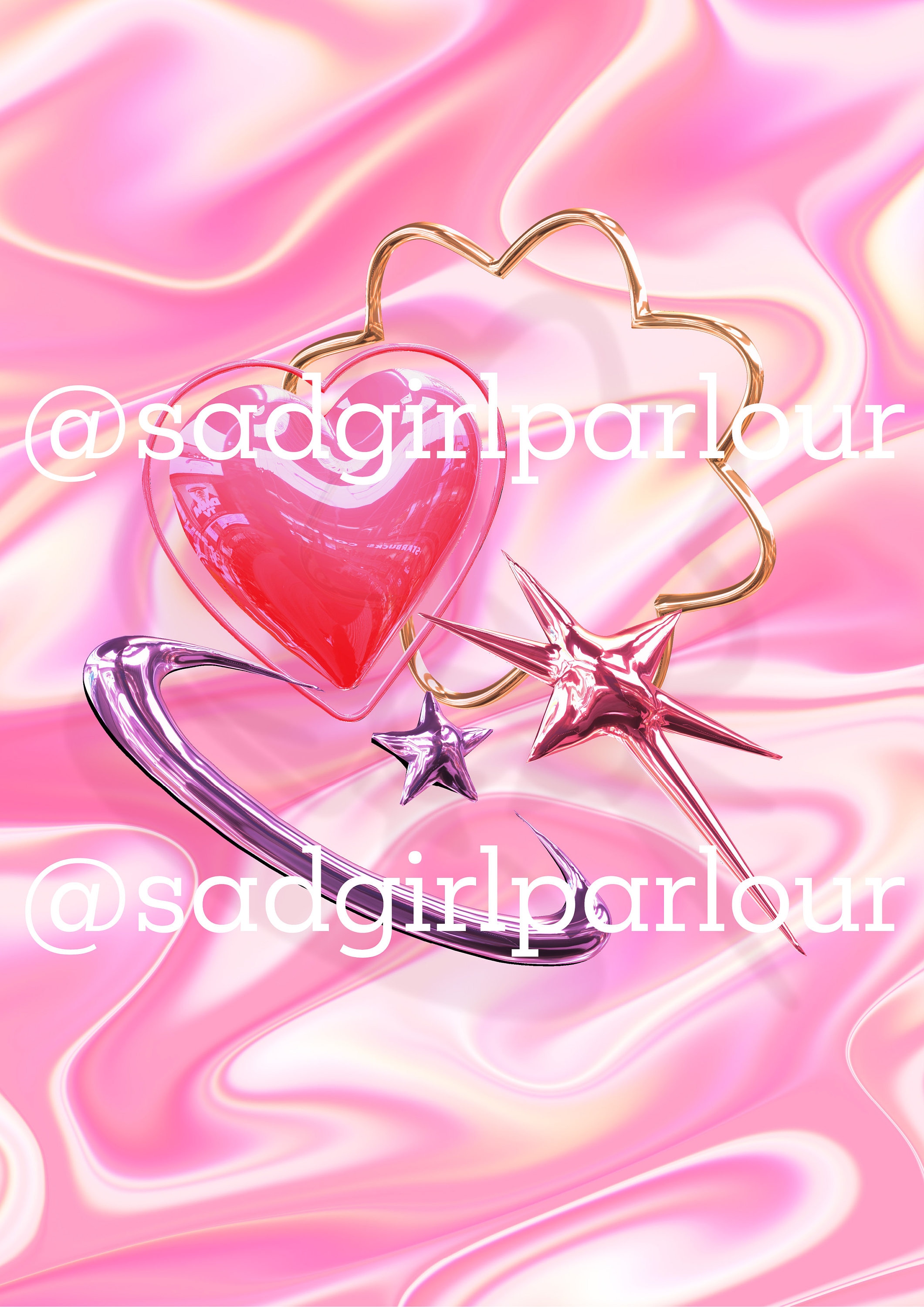 Y2K Wall Decor, Y2K Pink Chrome Print, Retro 2000s Y2K Poster, Retro ...