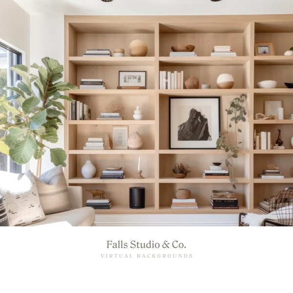 Neutral Office Zoom Background - Etsy