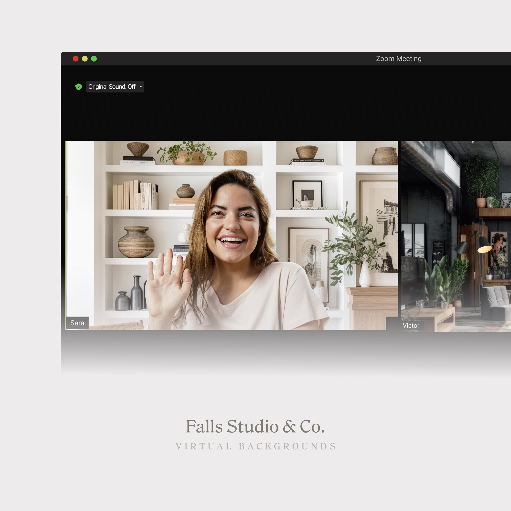 Neutral Virtual Meeting Background - Zoom, Teams, Skype, Google Meet ...
