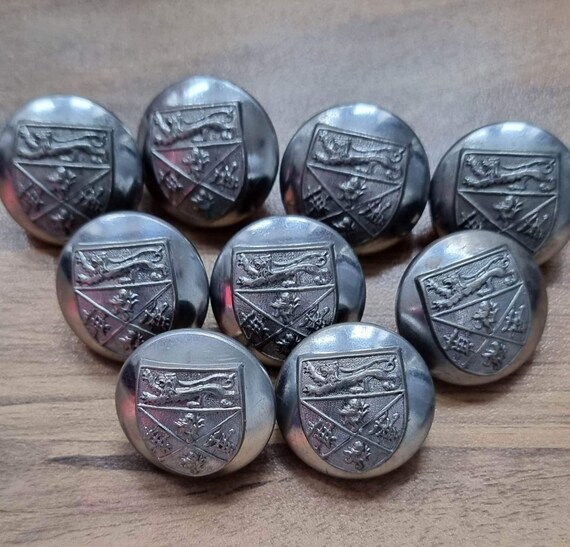 Staffordshire Fire Brigade Buttons - Gem