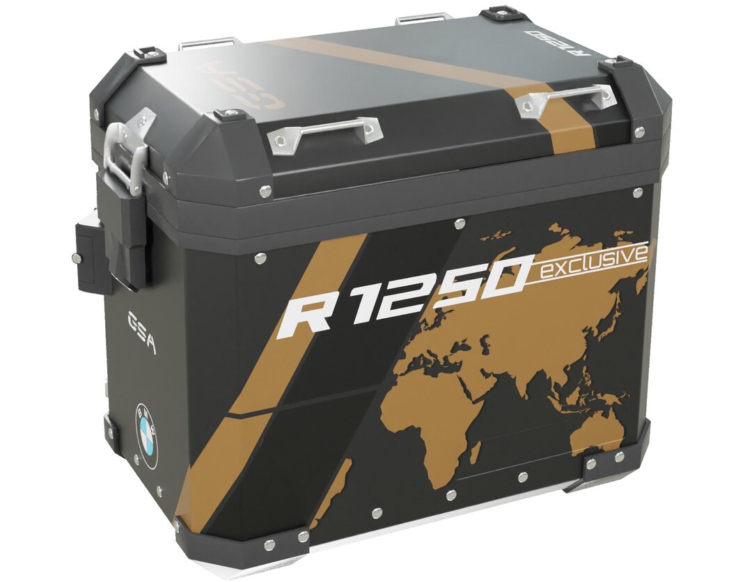 BMW GS OEM Touratech Panniers Trunks Wraps Set Decals Stickers for ...