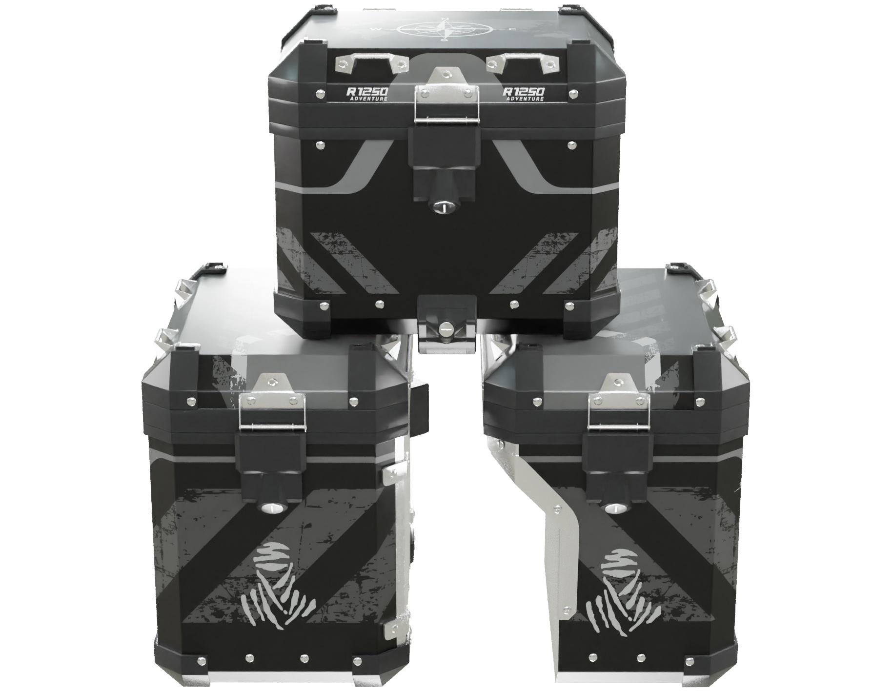 BMW GS OEM Touratech Panniers Trunks Wraps Set Decals Stickers for ...