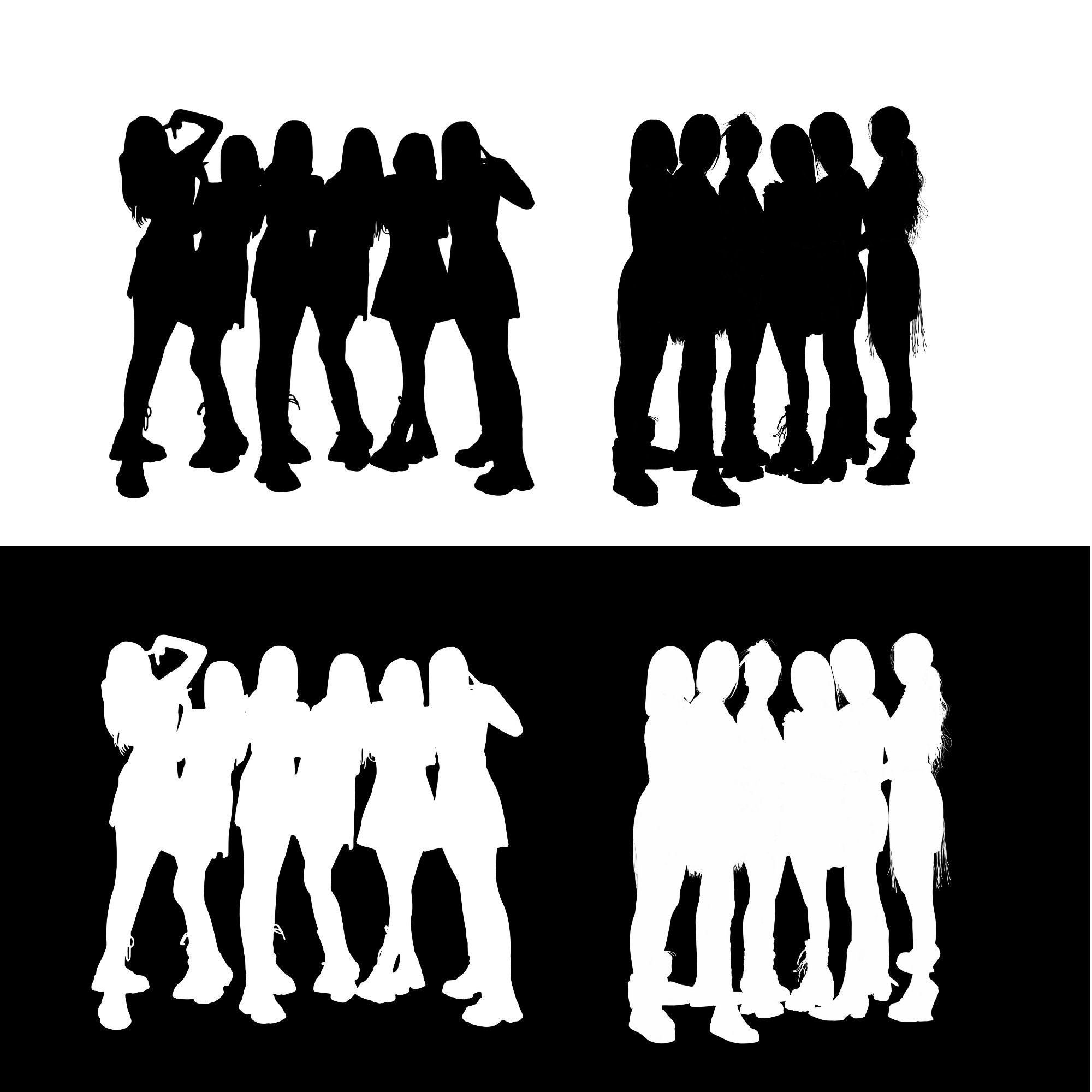 STAYC Digital Download Logo, Silhouette, With Border High Quality PNG ...