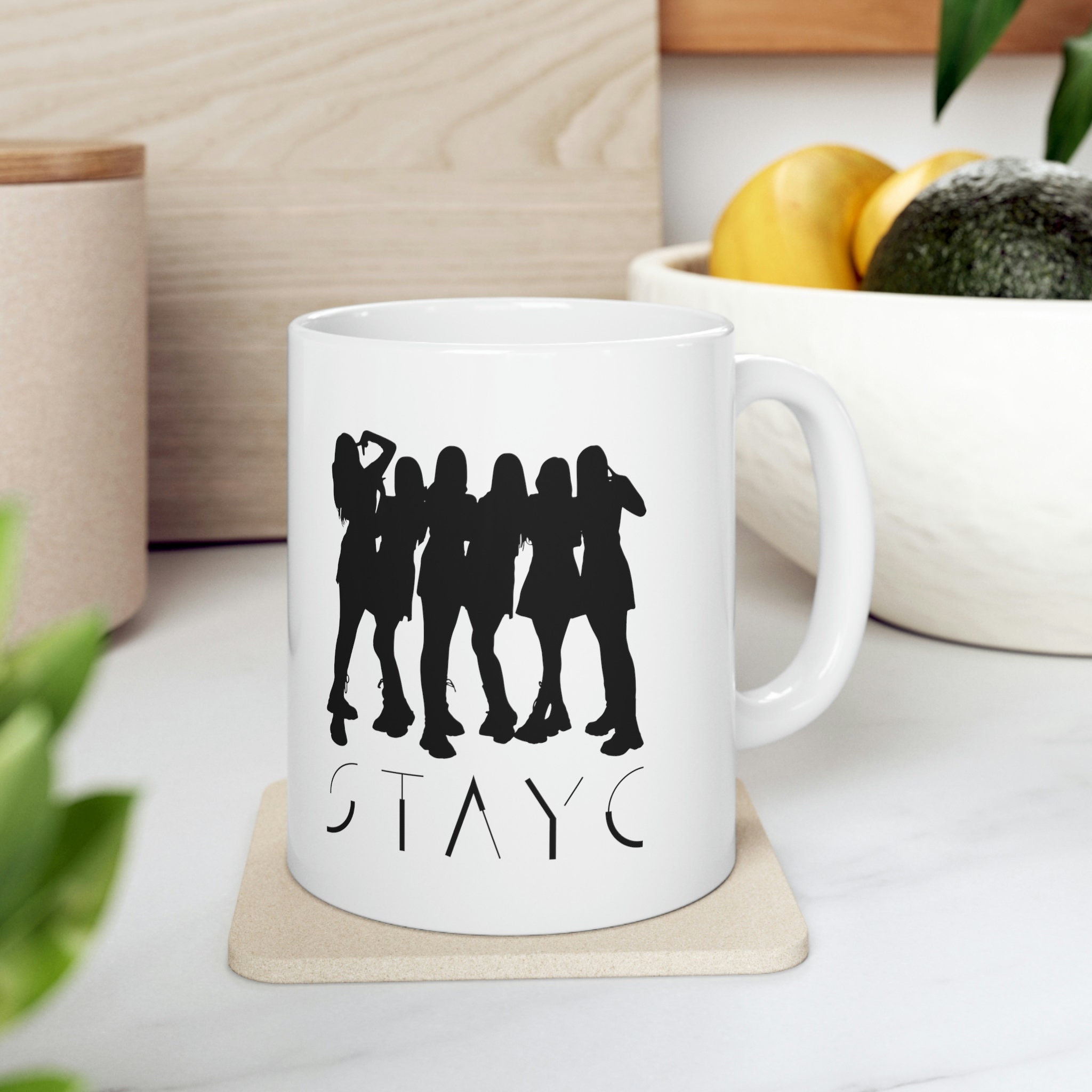 STAYC Digital Download Silhouette, With Sticker Border High Quality PNG ...