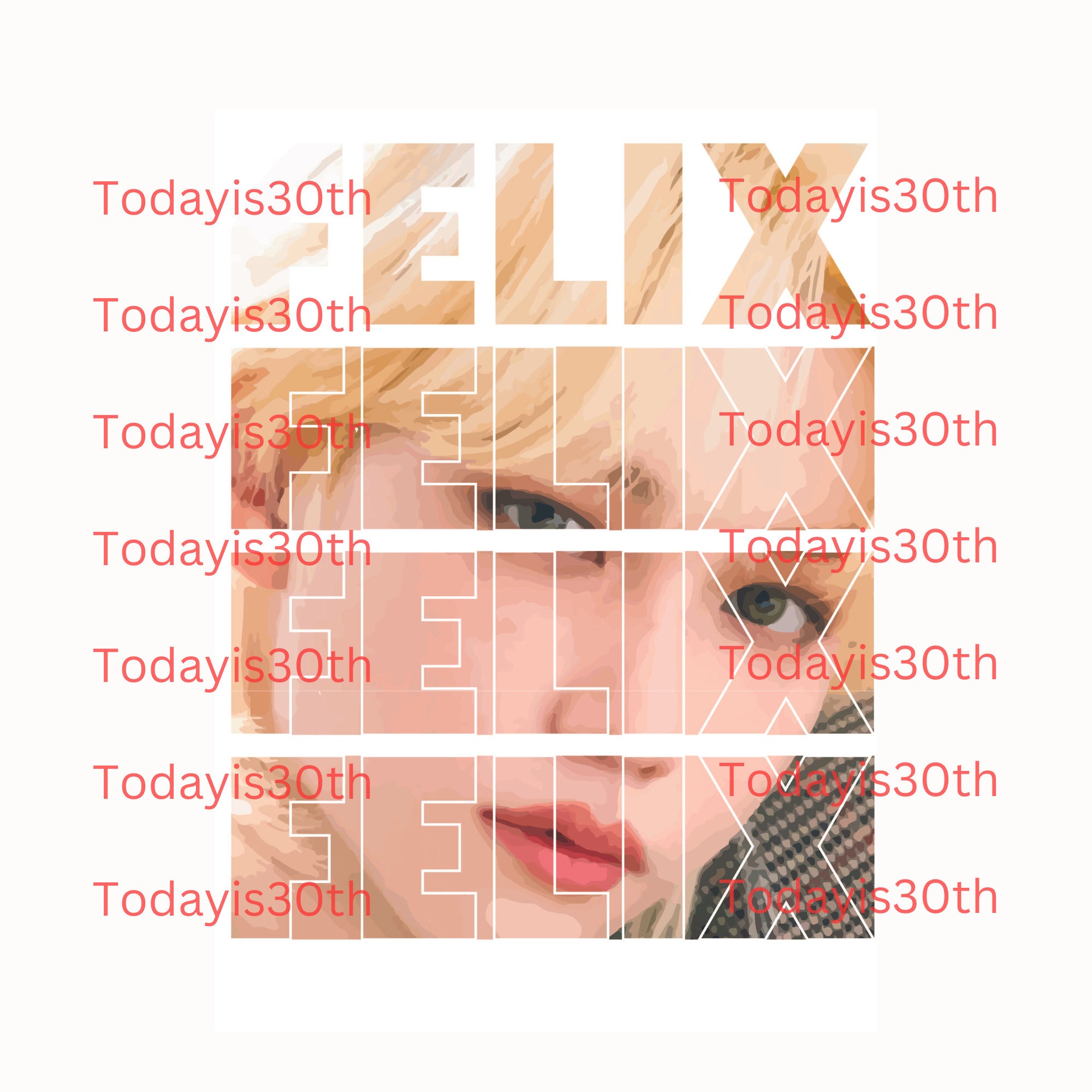 FELIX | STRAY KIDS | Digital Download | Logo, Silhouette, With Border ...