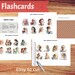 Family Members Montessori Flash Cards Educational Material ...
