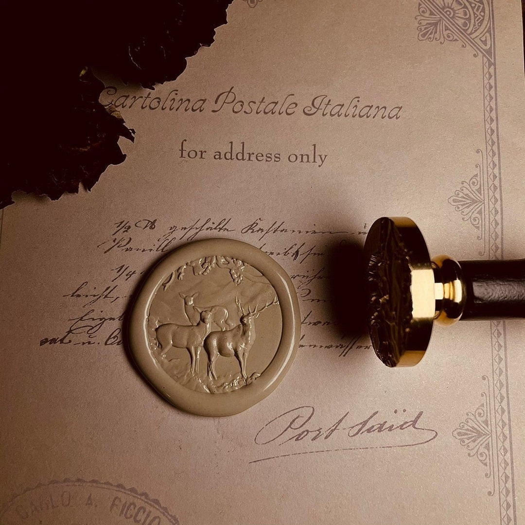 Wax Seal Seal Personalized Seal 30mm Embossed 3D - Etsy
