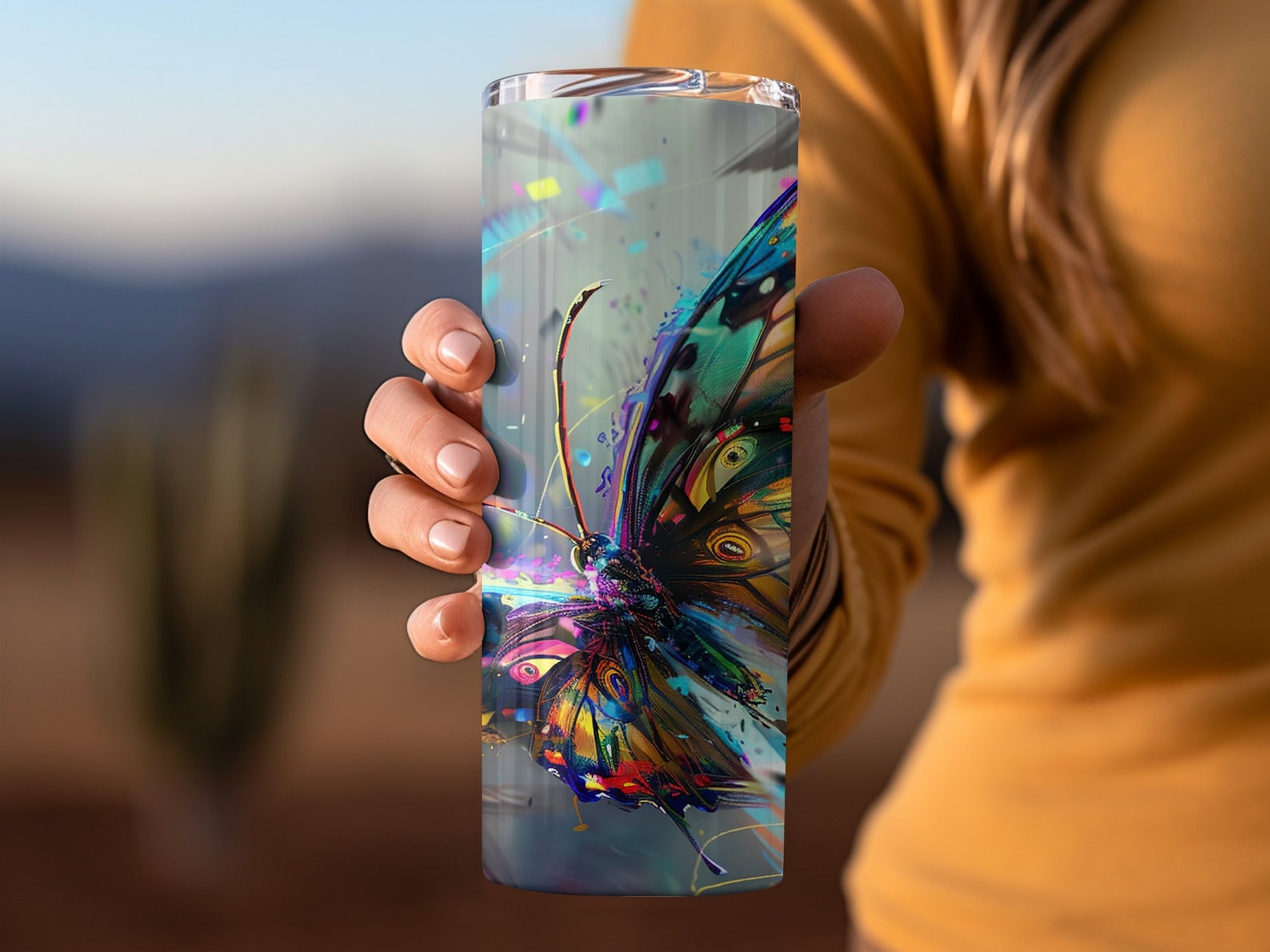 Colorful Abstract Butterfly Digital Art, Instant Download Wall Decor ...