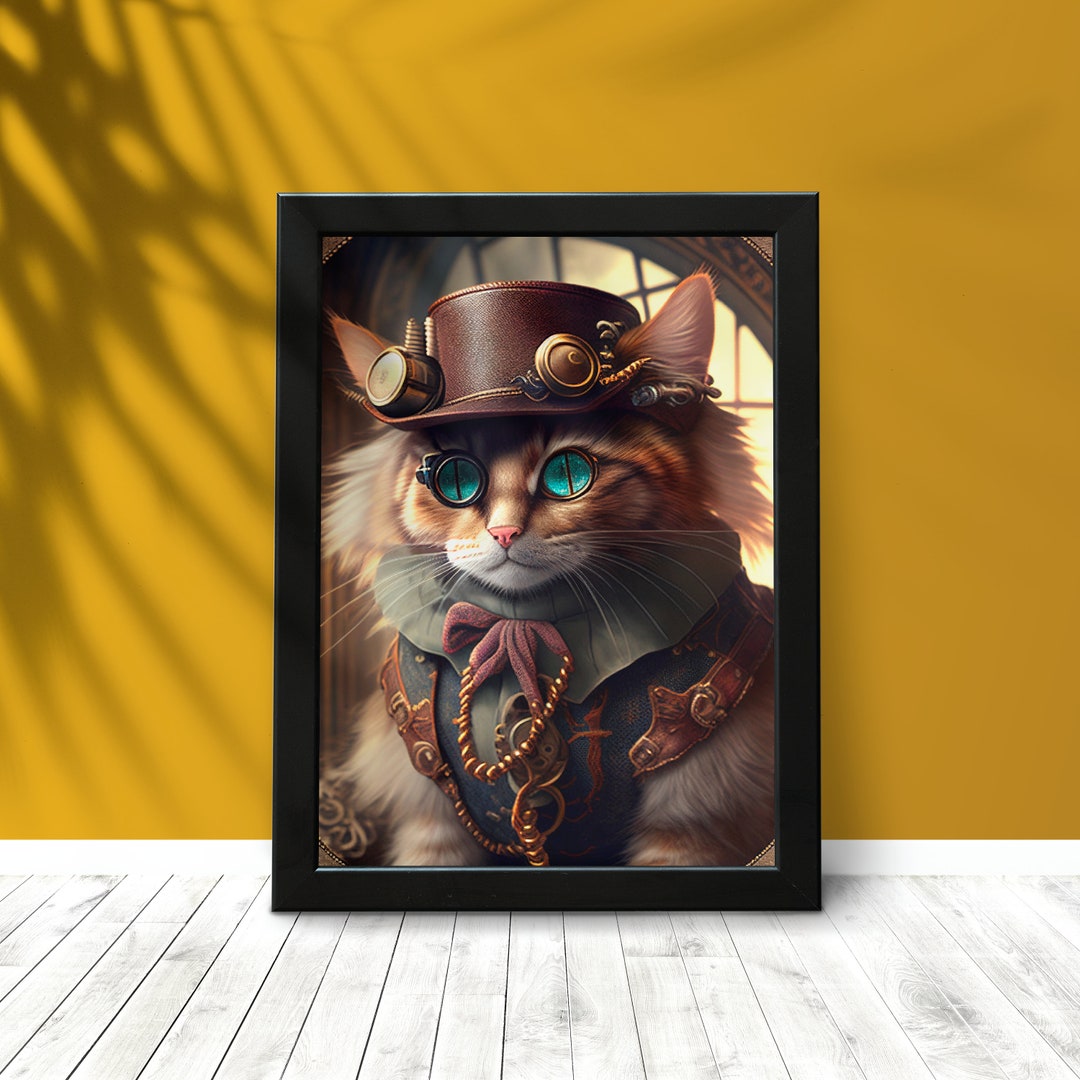The Mechanic Cat: A Steampunk Fantasy - Etsy