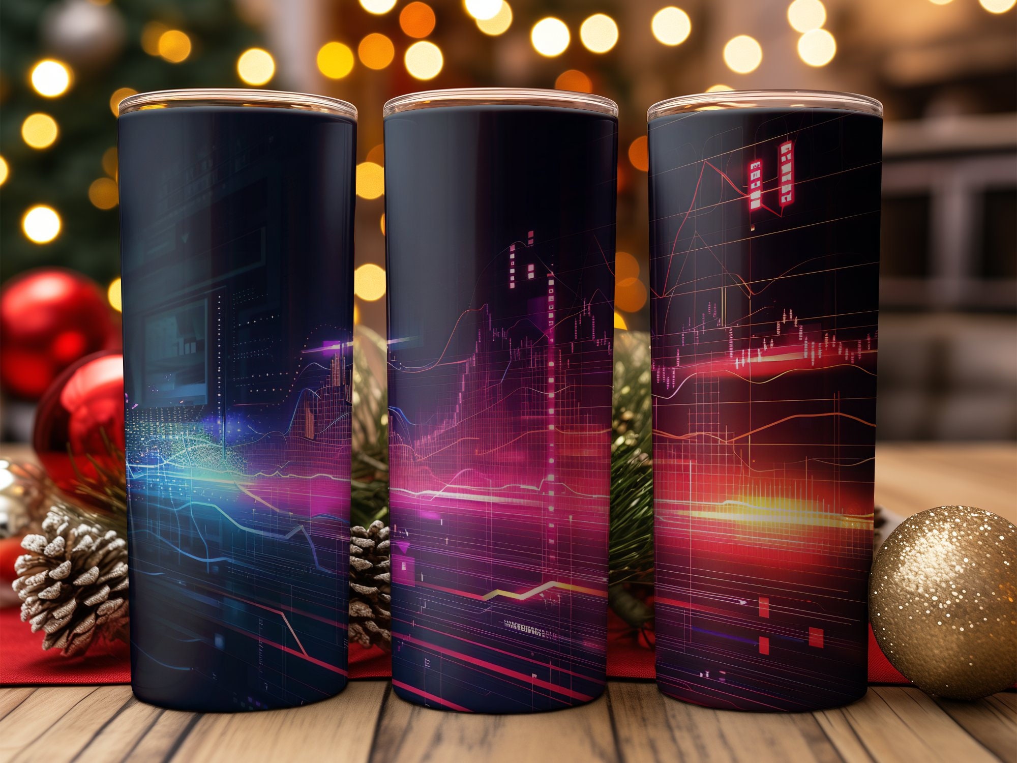 Abstract Digital Art Wallpaper, Colorful Tech Background, Cyber Data ...