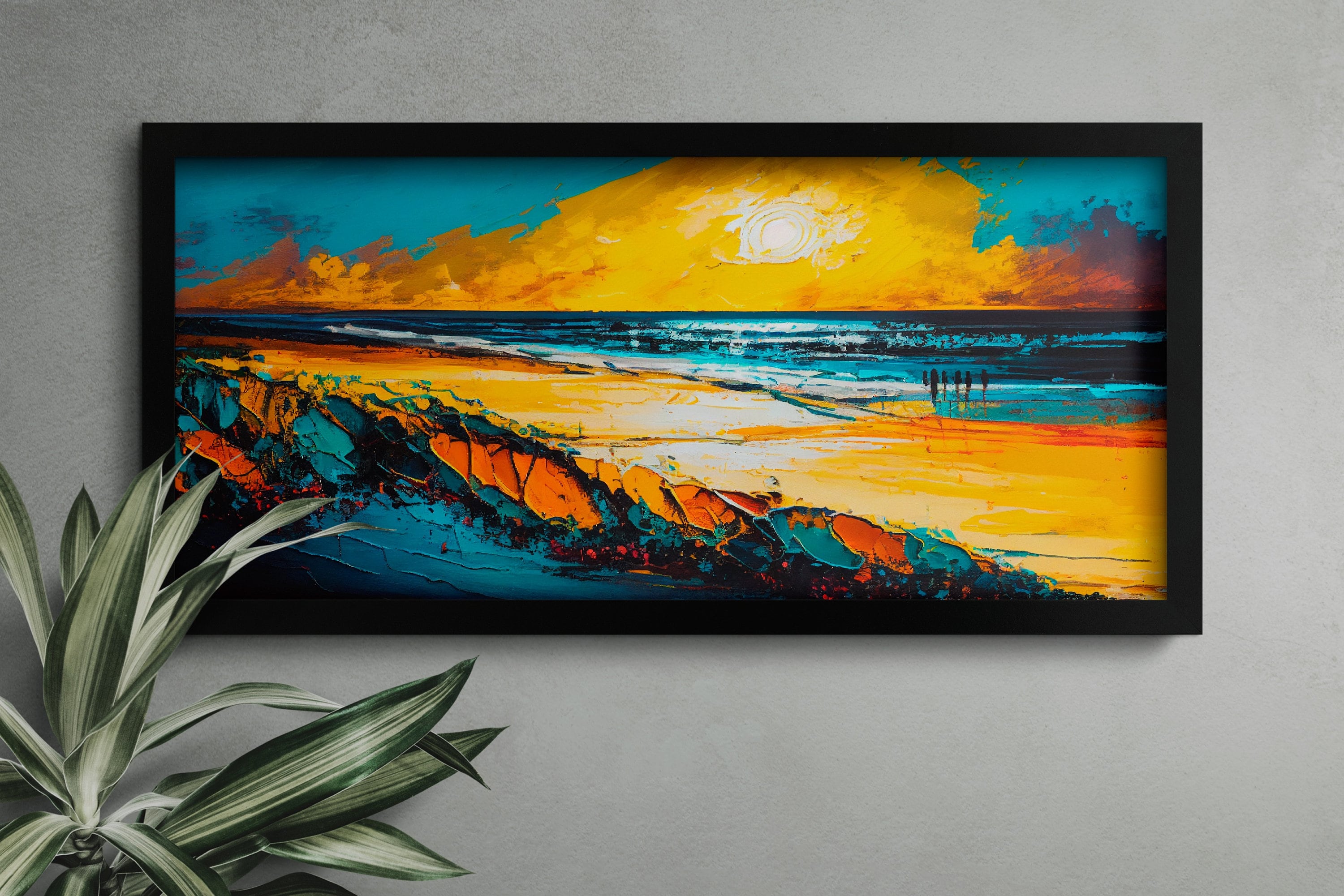 Abstract Ocean Dance Digital Download, Oil Paints Printable Art ...