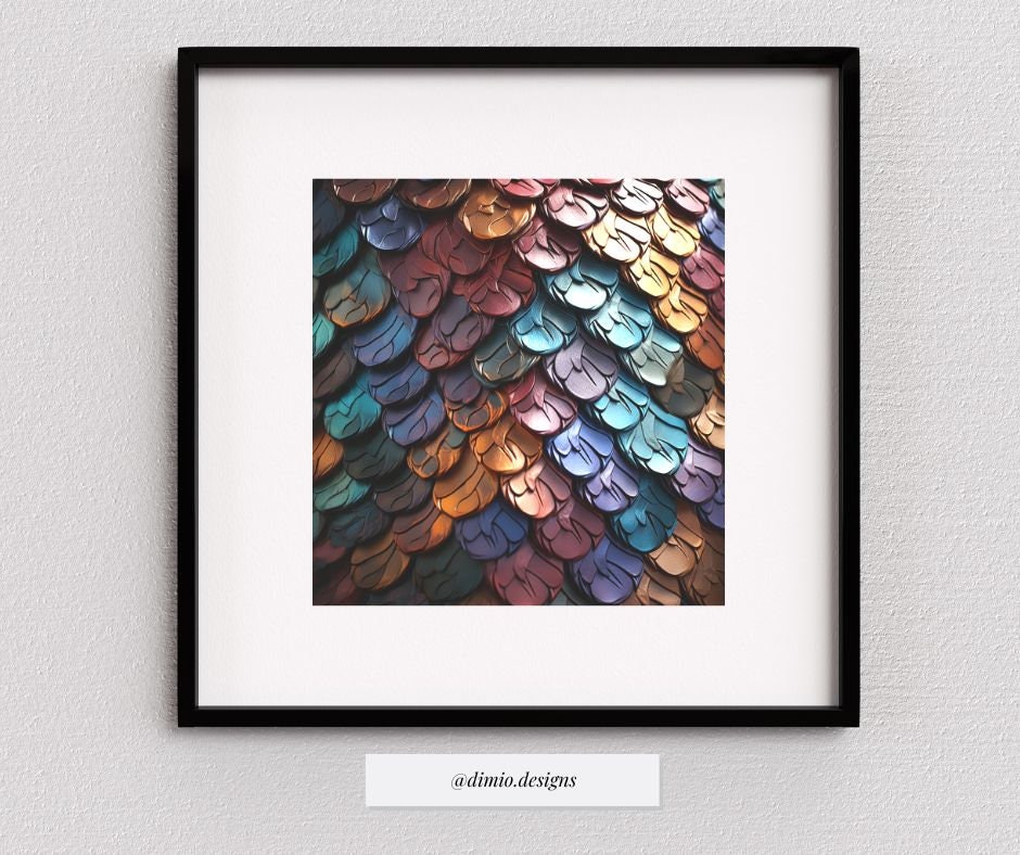 Guardian Scales: Robust Dragon Design, 20 Oz Skinny Tumbler Wrap for ...