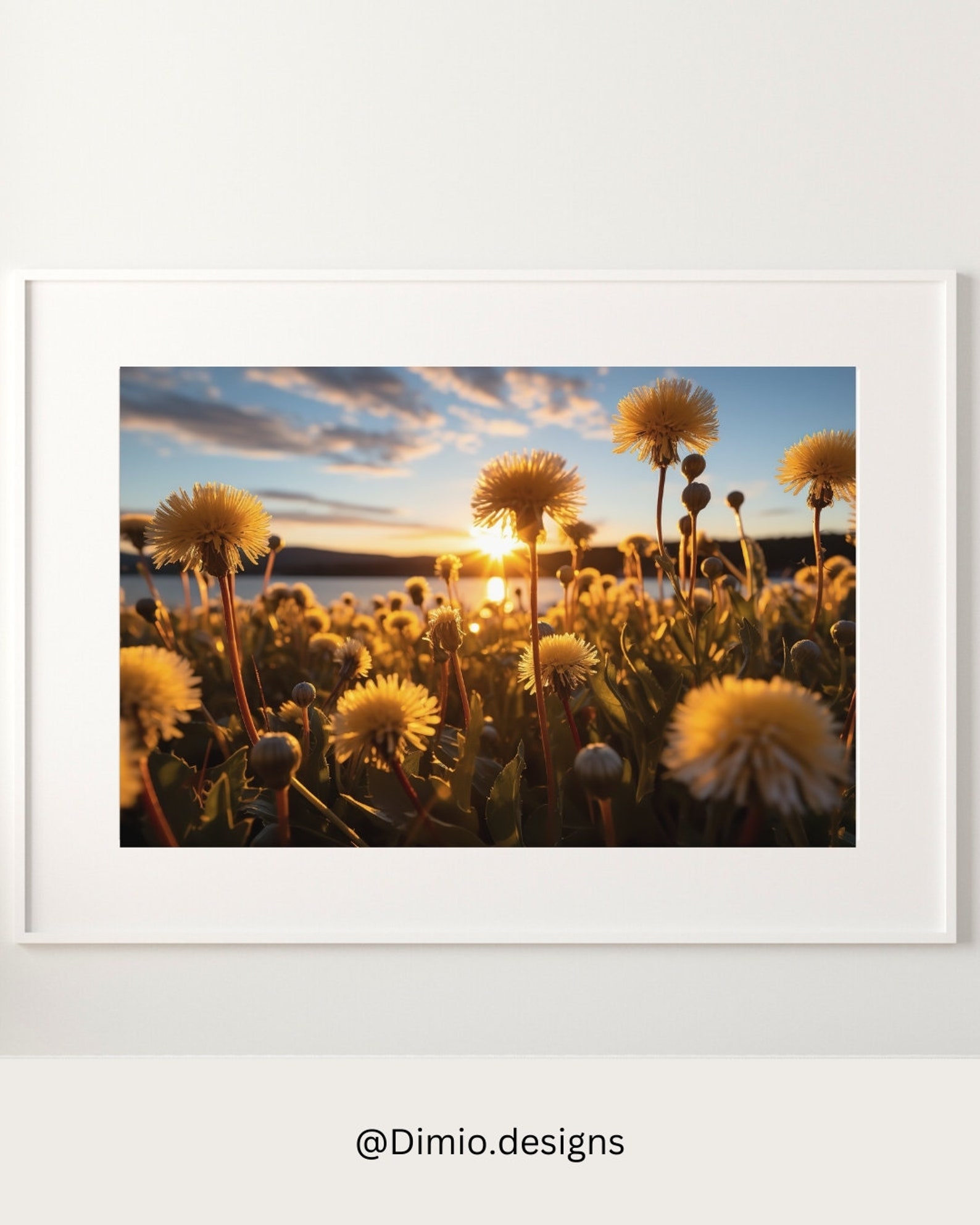 Fisheye Flowers #8, Stylized Floral PNG, Ready-to-print, Wall Art ...