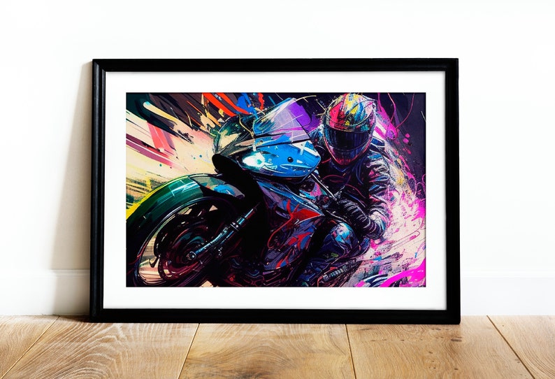 Graffiti Moto Madness - Digital Download of Street Art Motorcycle ...