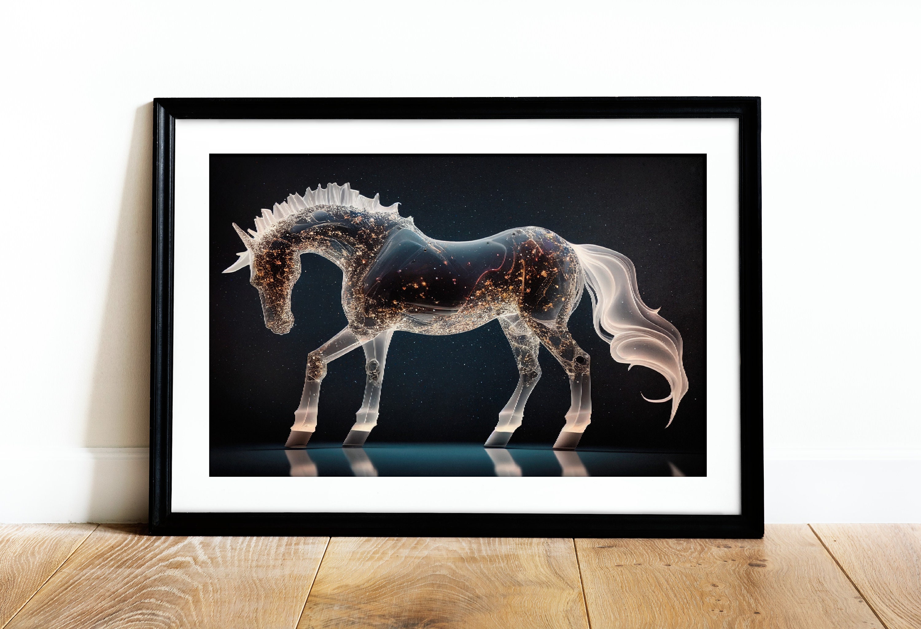 7 Files Elemental Horses and Celestial Unicorns Art Print Collection ...