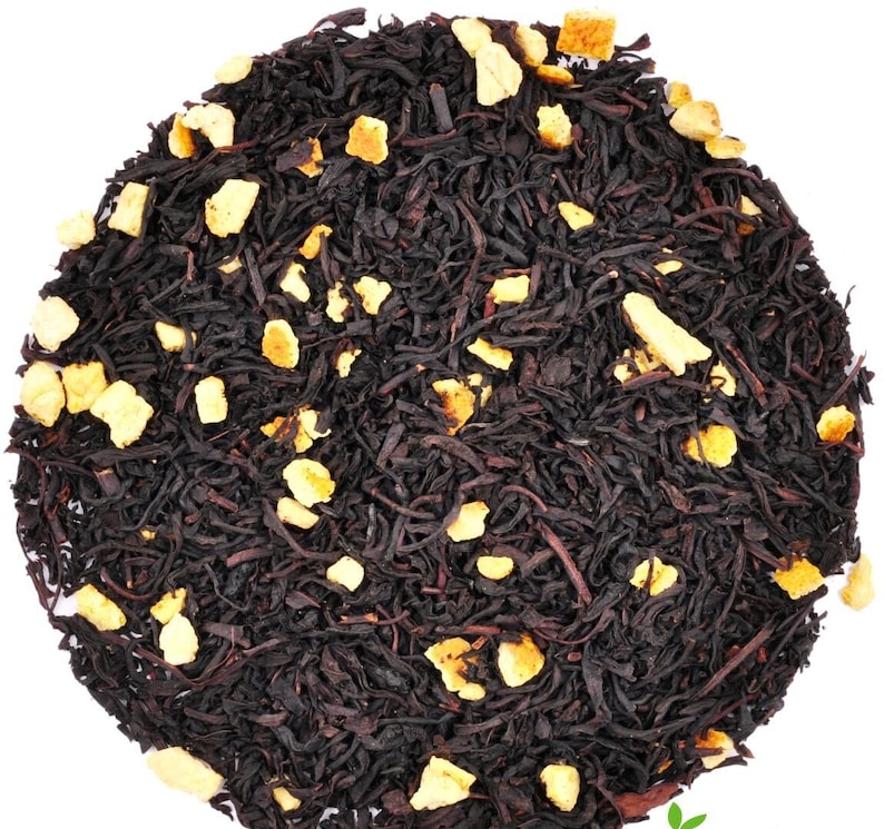 Earl Grey Orange Black Tea 50g / 1.76 Oz Black Tea, Orange Peel ...