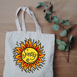 CONCIOUS SHOPPING BAG . Fun Sun Graphic . Environmentally Friendly ...