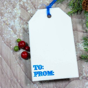 Set of 8 Mitten 3-D Christmas Tags, Christmas Tags, Mitten Gift Tags ...