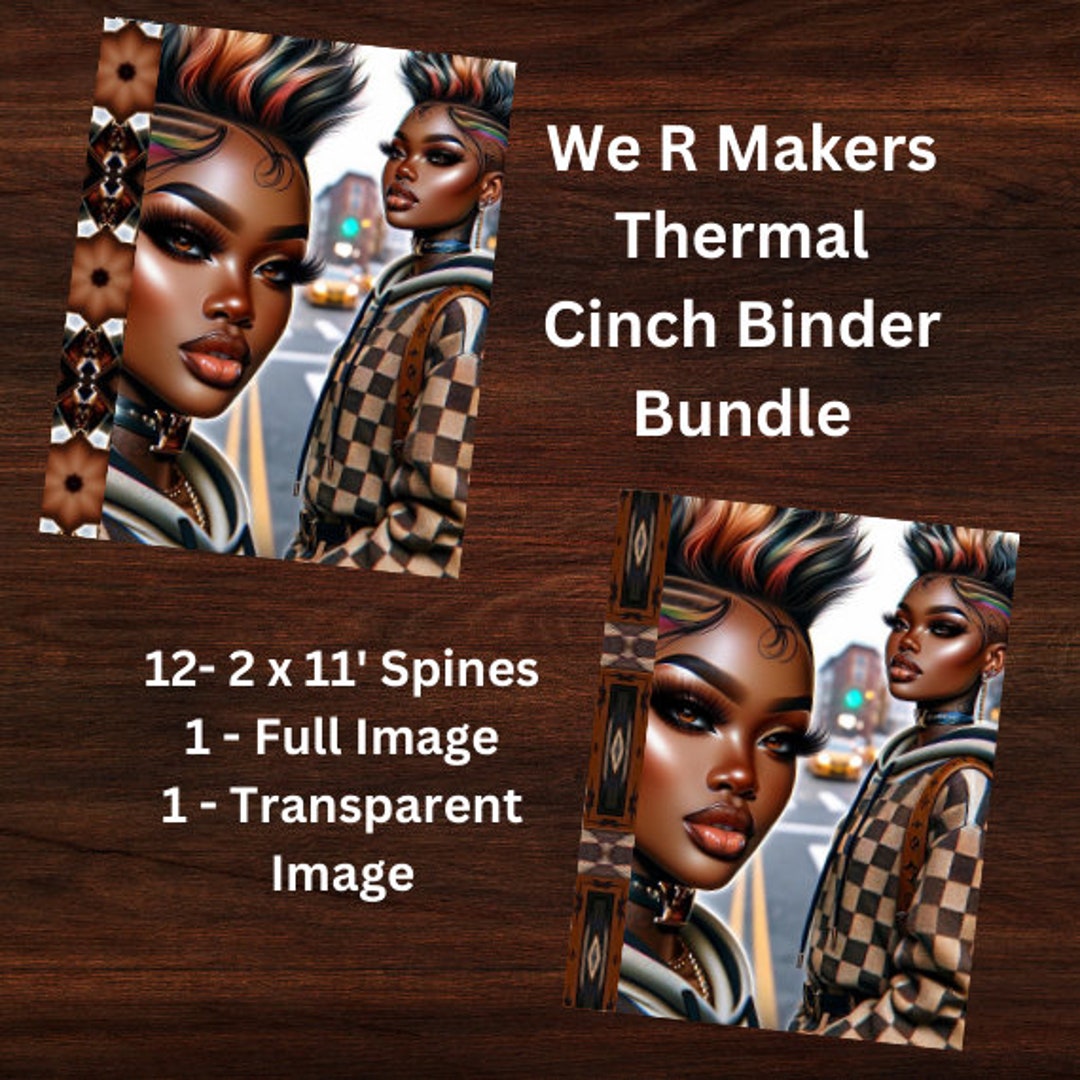 We R Makers Thermal Cinch Binder Bundle - 12x2"x11" Spines + Images for ...