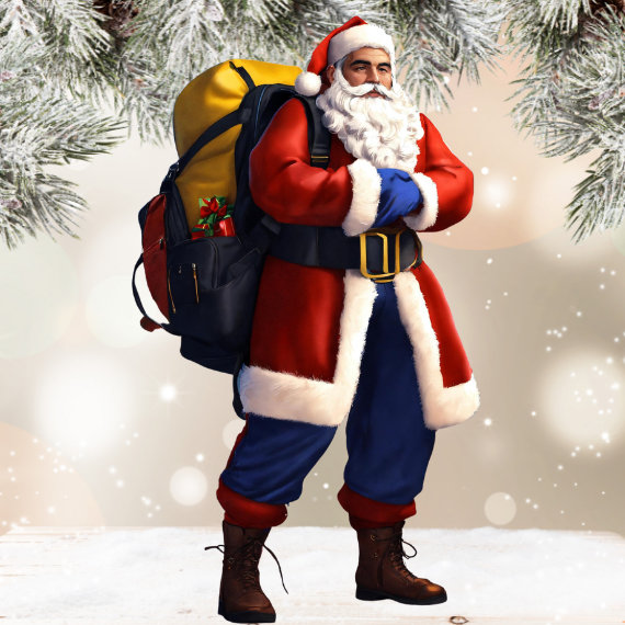 Zaddy Klaus Exclusive Collection - 20 Multicultural Santa Claus Images ...