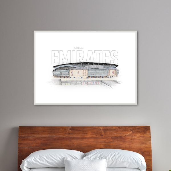Arsenal Drawn Art - Etsy