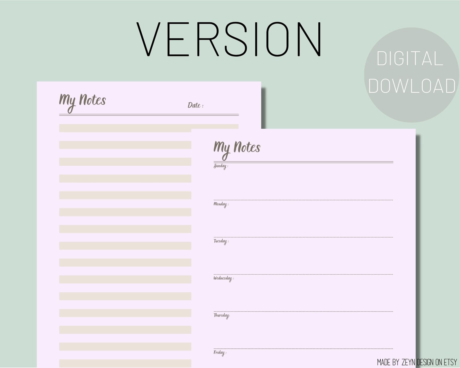 Printable Lined Page Lined Sheets Printable Notes Printable Writing ...