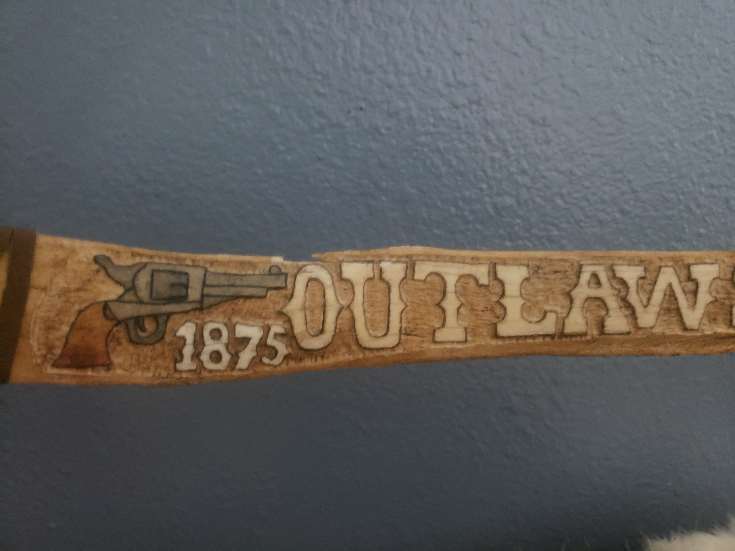 Hand Carved Rib Bone Mounted on Real Mule Deer Antler - Etsy