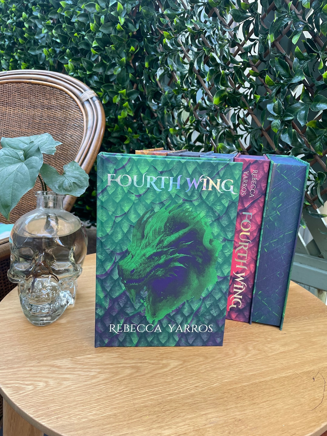 FOURTH WING Custom Made Hardcover rebind With Edge Printing TEINE - Etsy