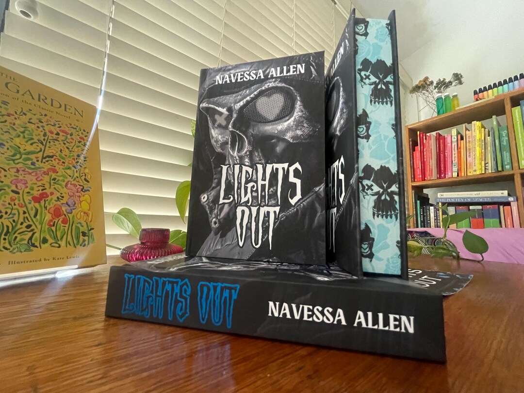 LIGHTS OUT by Navessa Allen - Custom Rebind With Edge Print - LEATHER ...