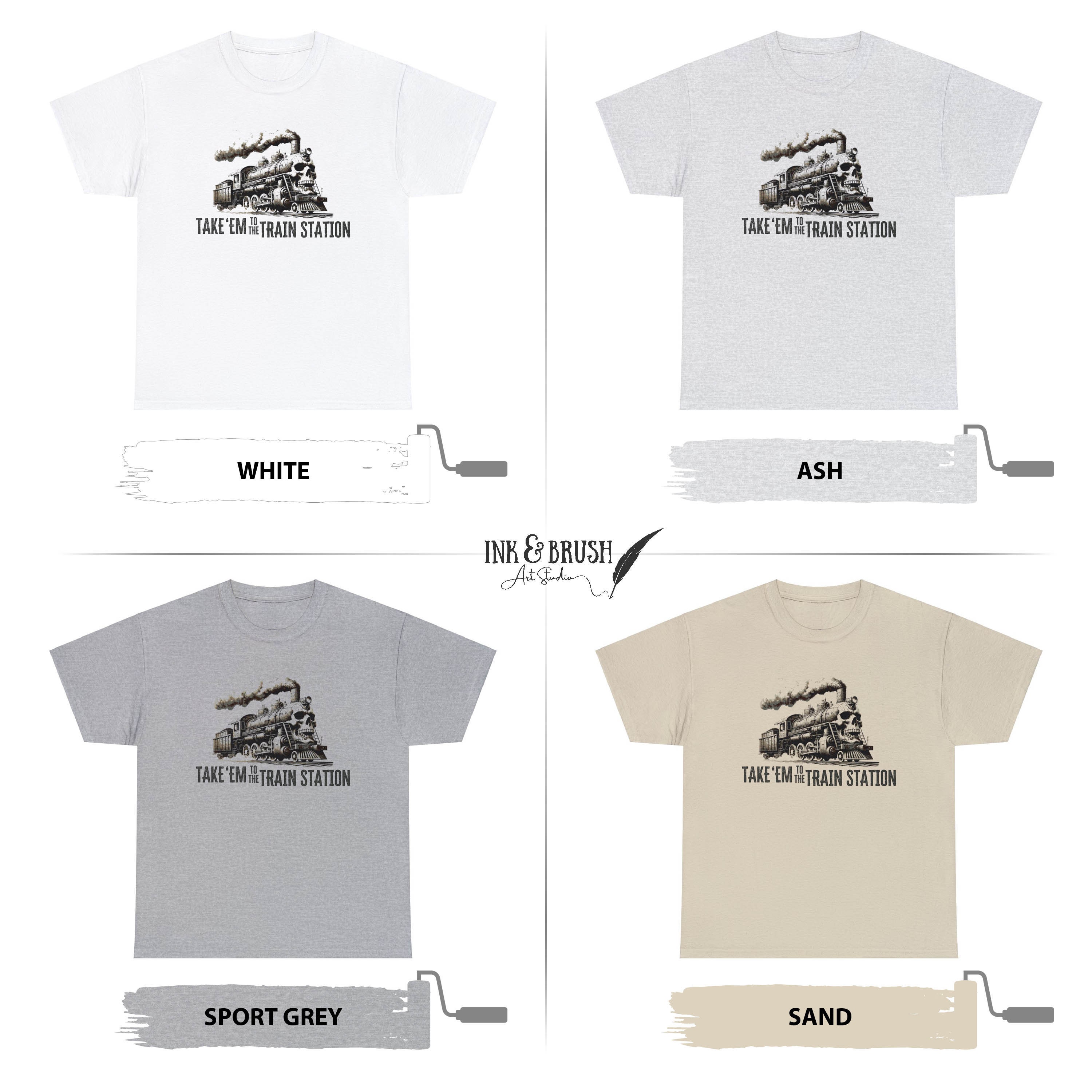 Take 'em to the Train Station T-shirt Unisex Western Vintage Train ...