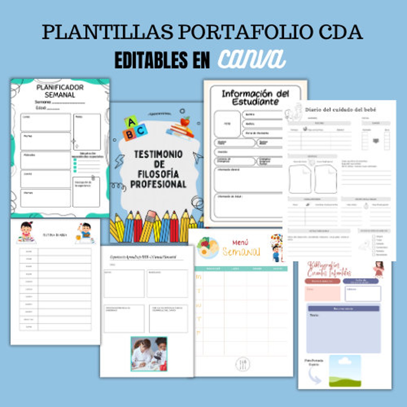 CDA Professional Portfolio Templates - Etsy