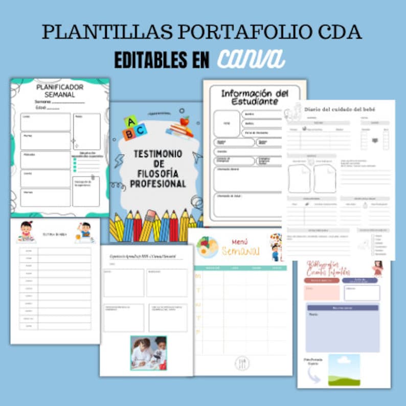 CDA Professional Portfolio Templates - Etsy