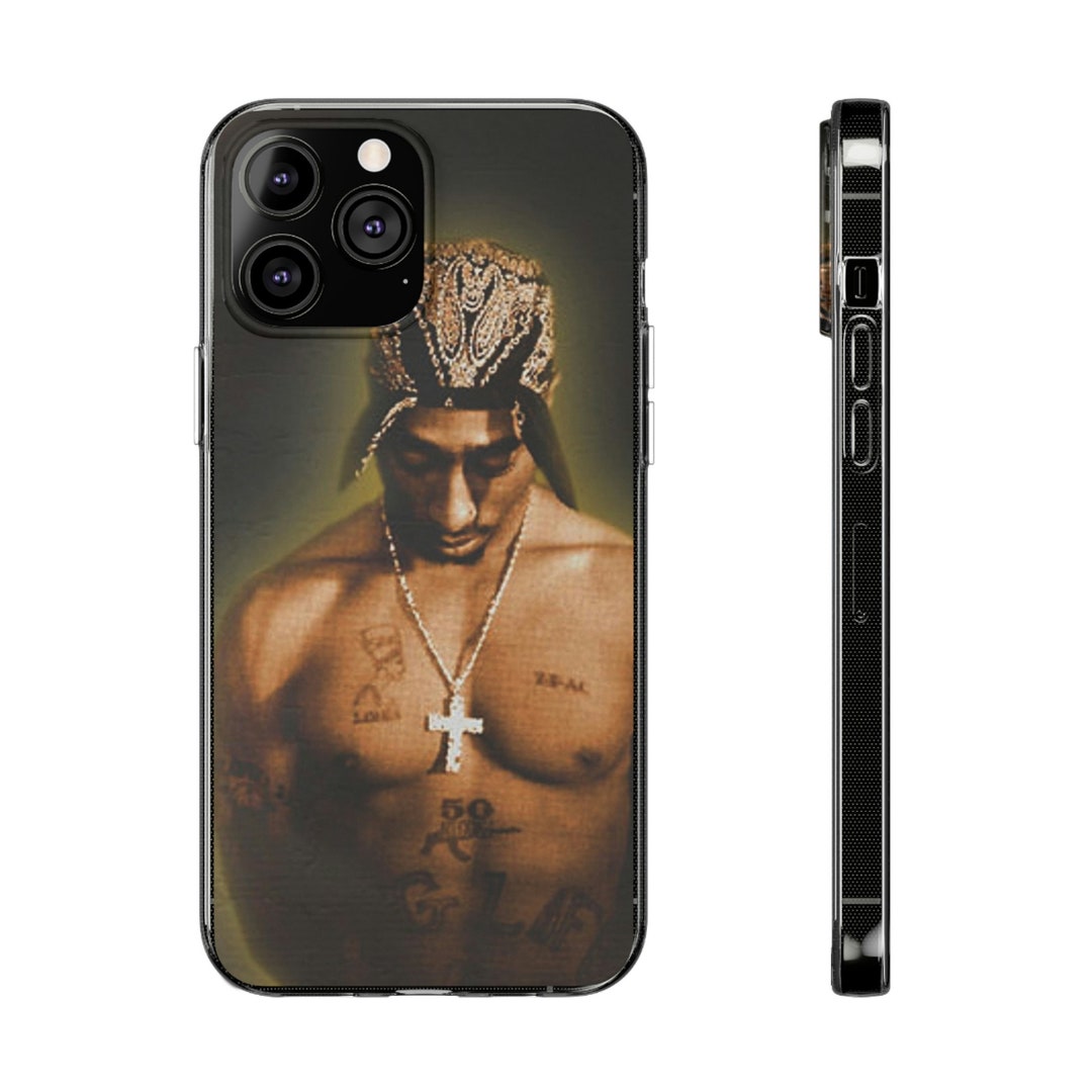 Iphone 13 Tupac Clear Silicone Phone Case - Etsy