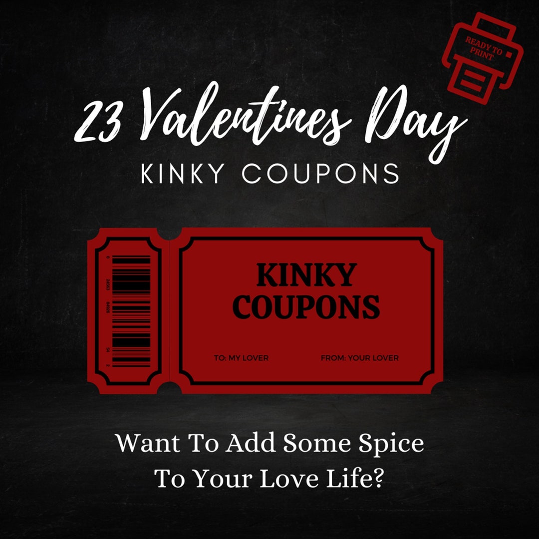23 Printable Love Coupons, Valentine's Day Gift Coupons for Her ...