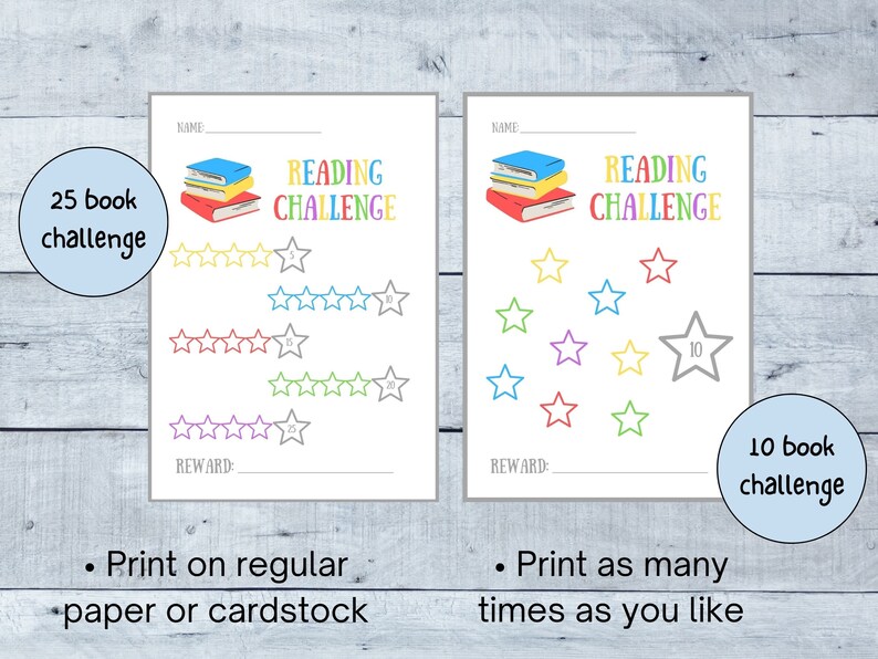 Kids Reading Challenge | Reading Tracker | Book Tracker | Reading Chart ...