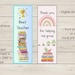 Teacher Bookmarks | Teacher Gifts | Best Teacher | Thank You | Teacher ...