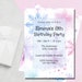 Editable Winter Birthday Invitation Template Ice Princess Birthday ...
