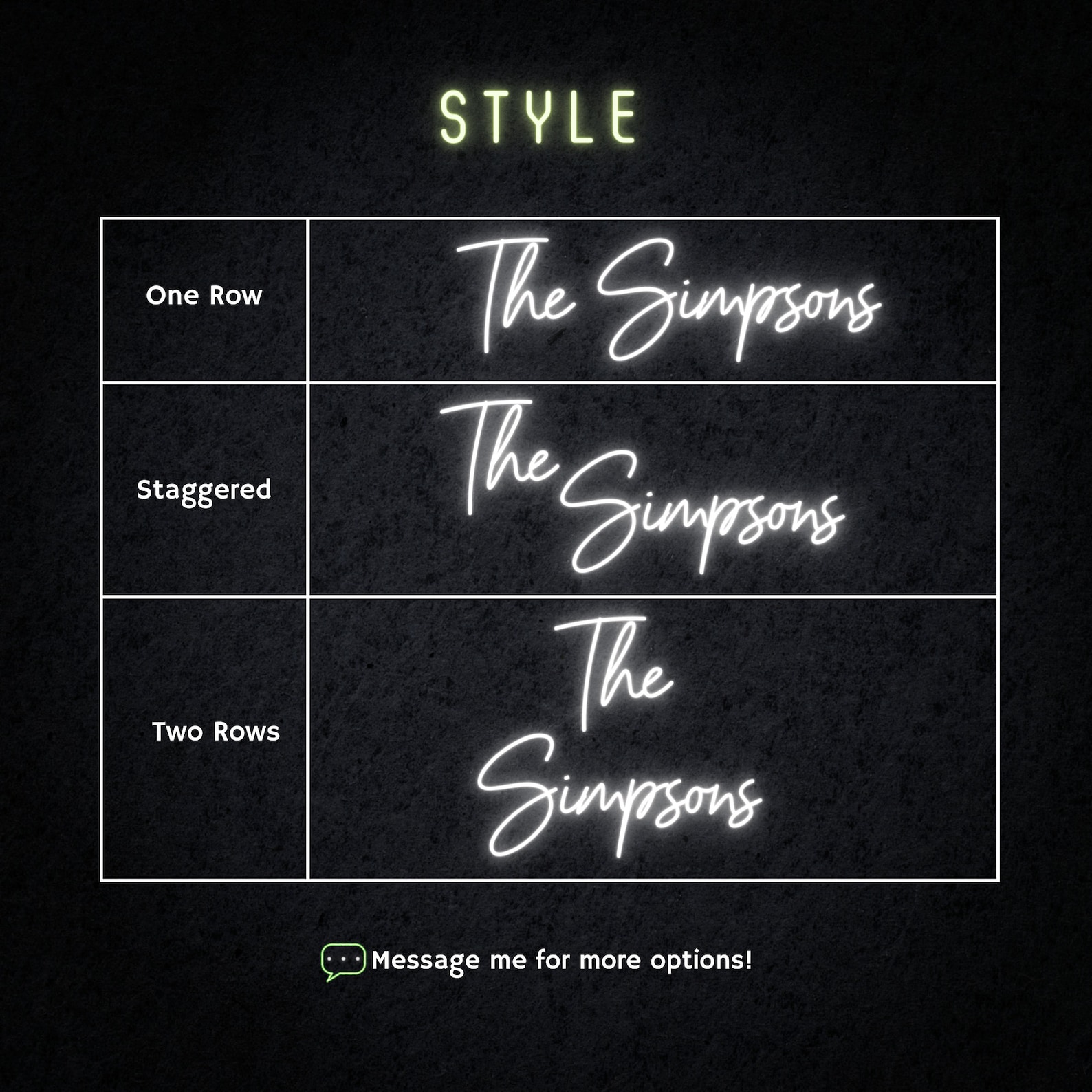 Neon Sign Custom Name, Vintage Name Sign, Custom Neon Sign Battery ...