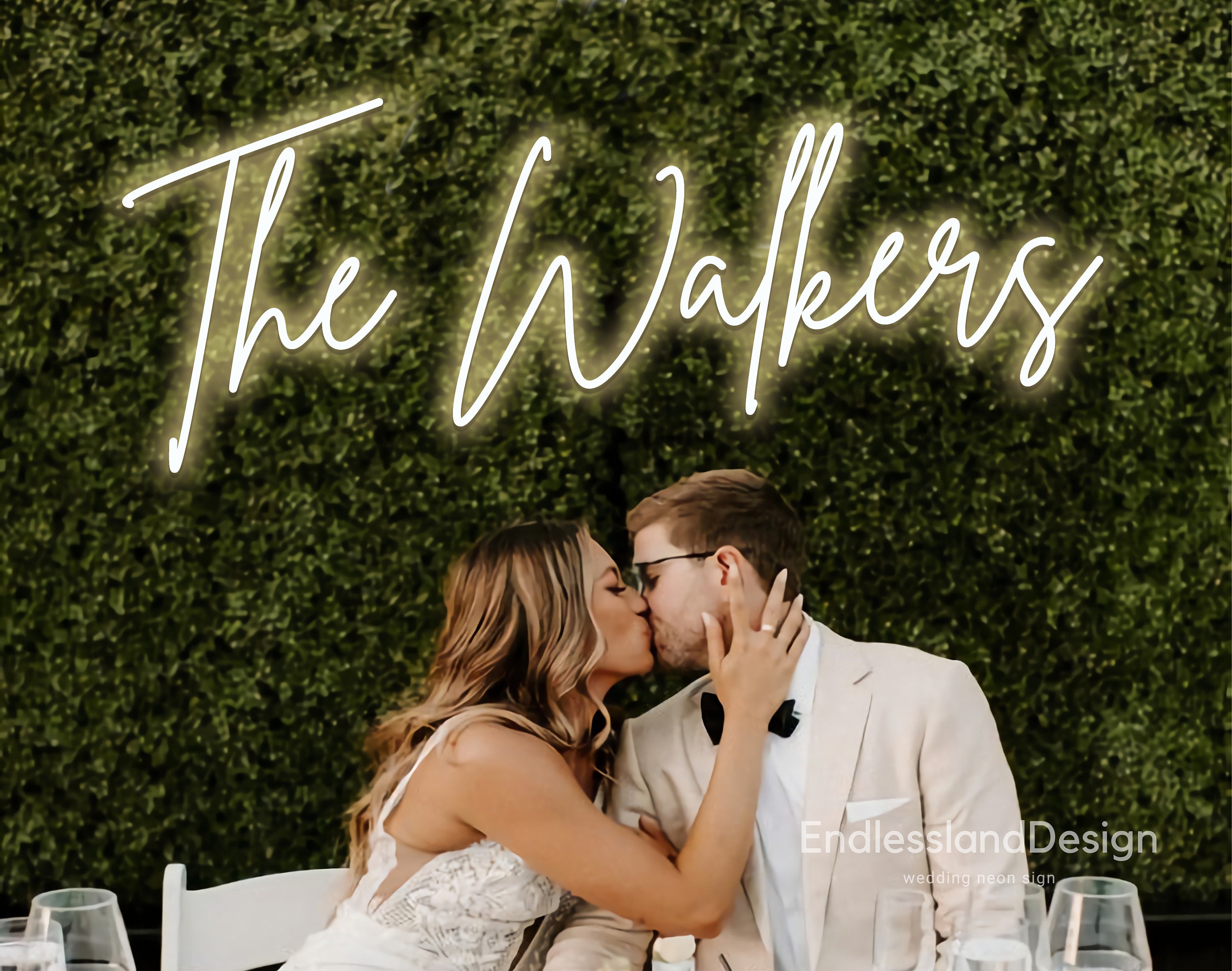 Neon Wedding Sign Custom Wedding Decor Family Name Sign Wall - Etsy