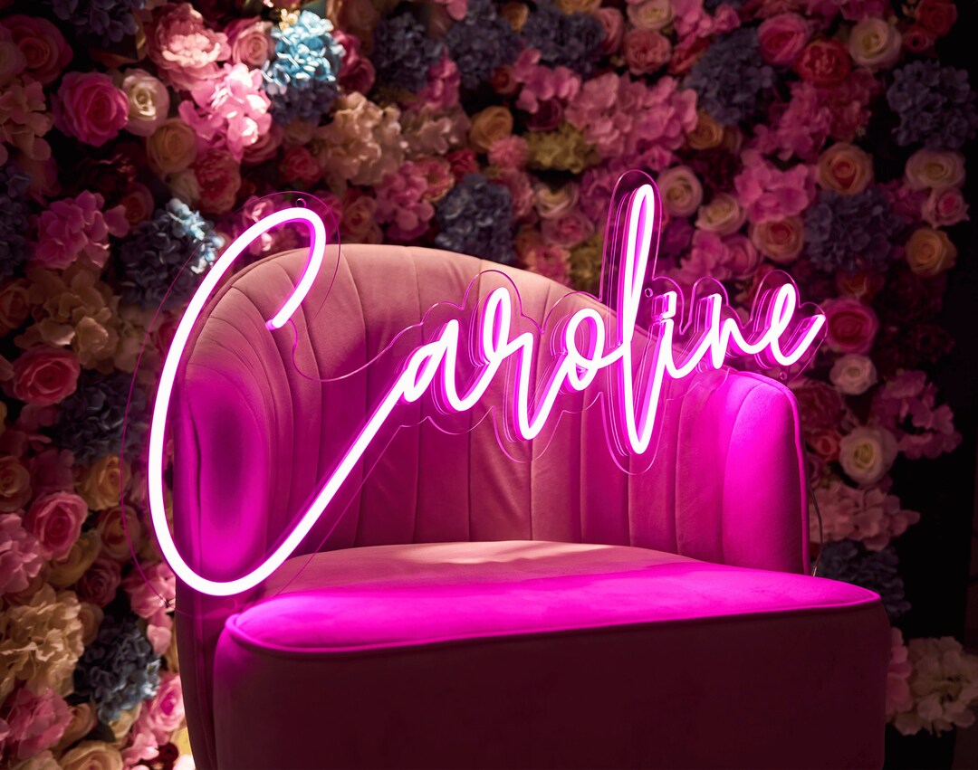 Neon Sign Custom Name, Custom Neon Sign Battery Operated, Neon Sign ...