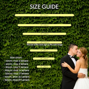 Neon Sign Custom Name, Modern Wedding Sign, Custom Neon Sign Battery ...