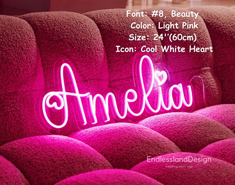 Custom Neon Sign for Kids Bedroom, Custom Name Neon Sign, Dorm Room ...