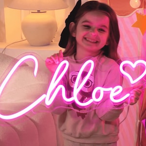 Custom Neon Sign for Kids Bedroom, Custom Name Neon Sign, Home Decor ...