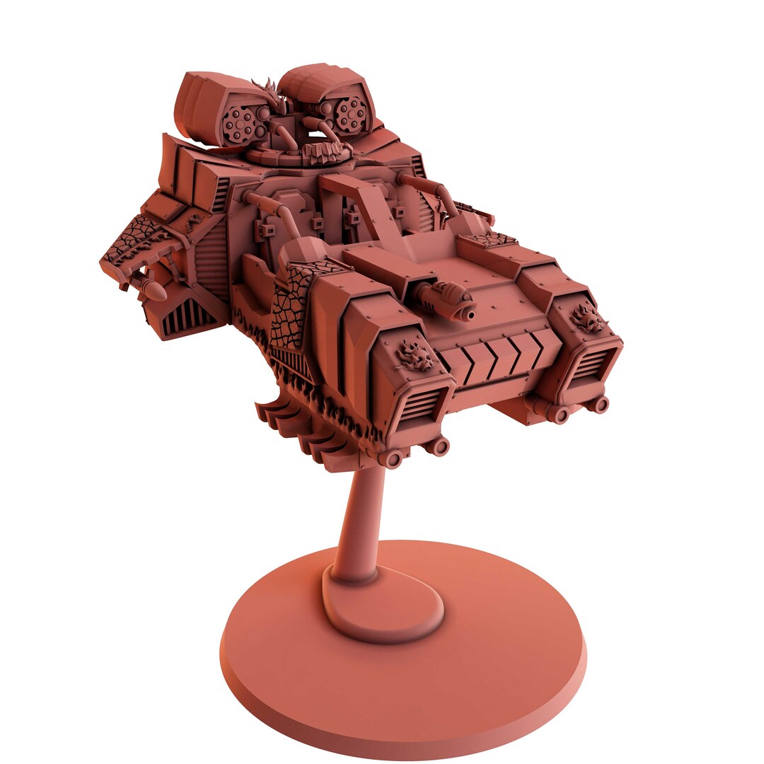 Fire Lizards Hover Attack Speeder Grimdark Wargaming - Etsy