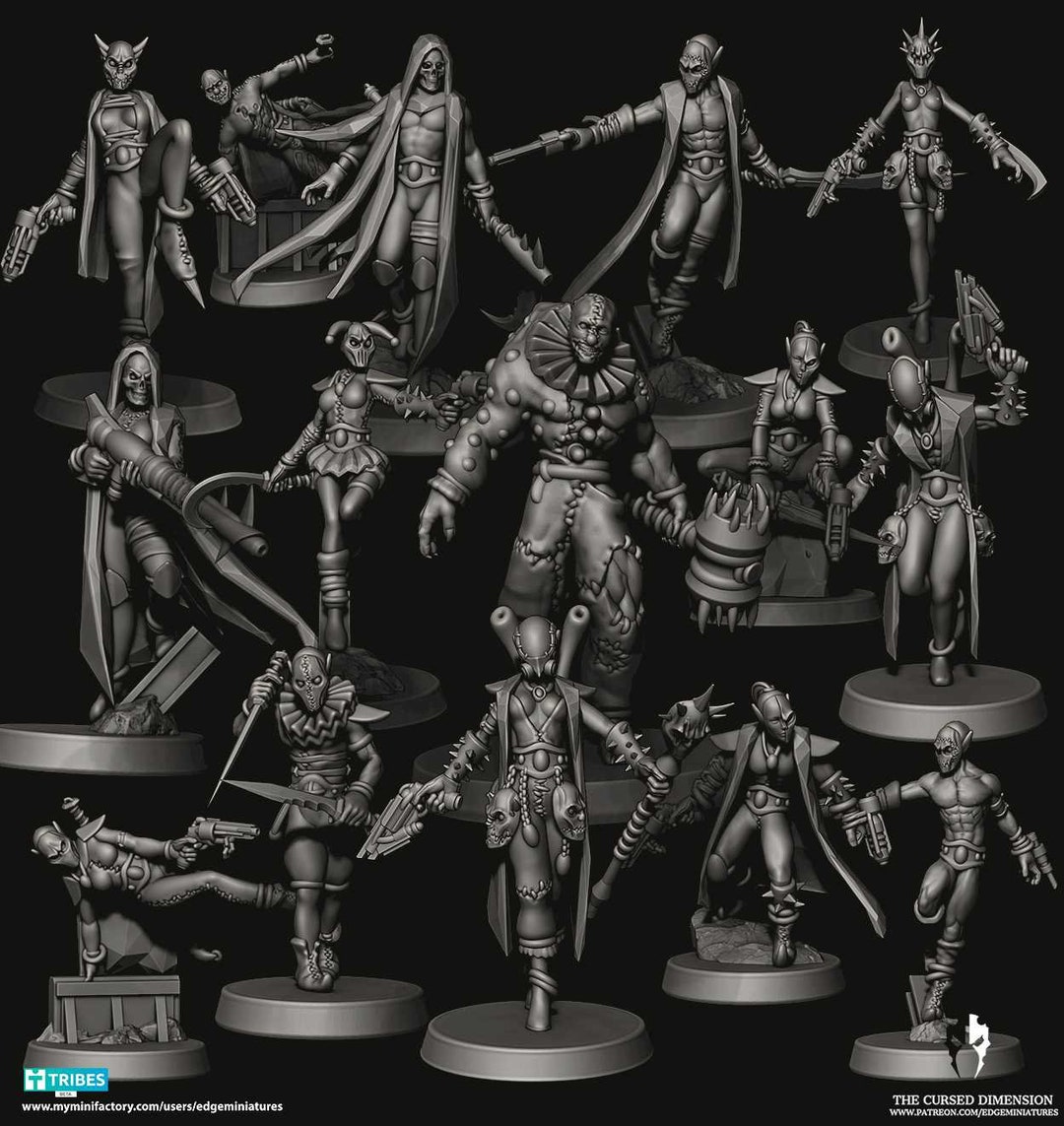 Dark Jesters Edge Miniatures - Etsy