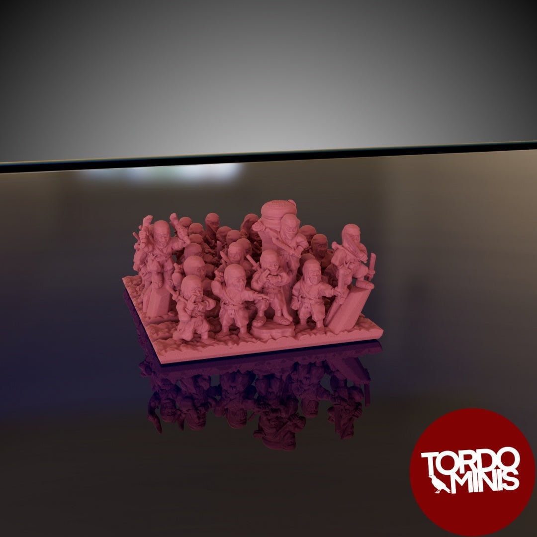 Meiji Ninja Unit 10mm Fantasy Wargaming Tordo Minis - Etsy